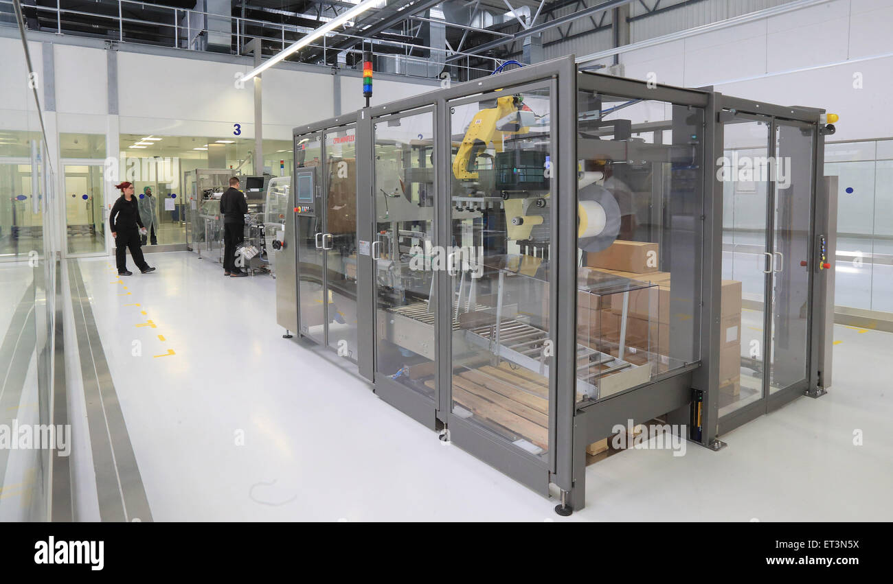 A state-of-the-art packaging line inside the new packaging and ...
