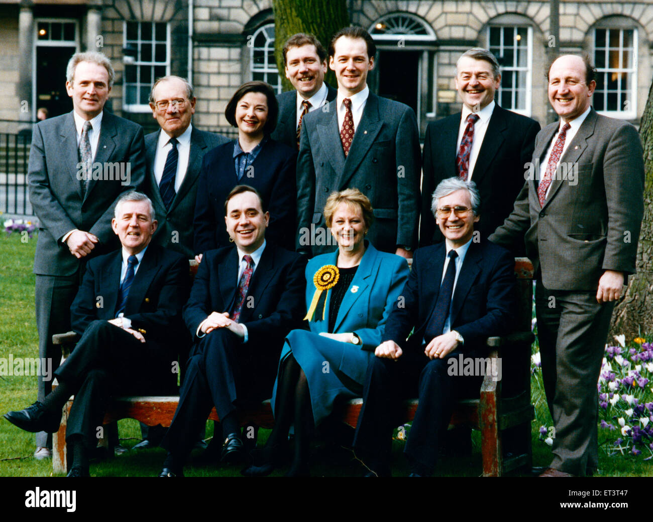 SNP launch, Alex Salmond, Margaret Ewing, Dick Douglas and Andrew Welsh ...