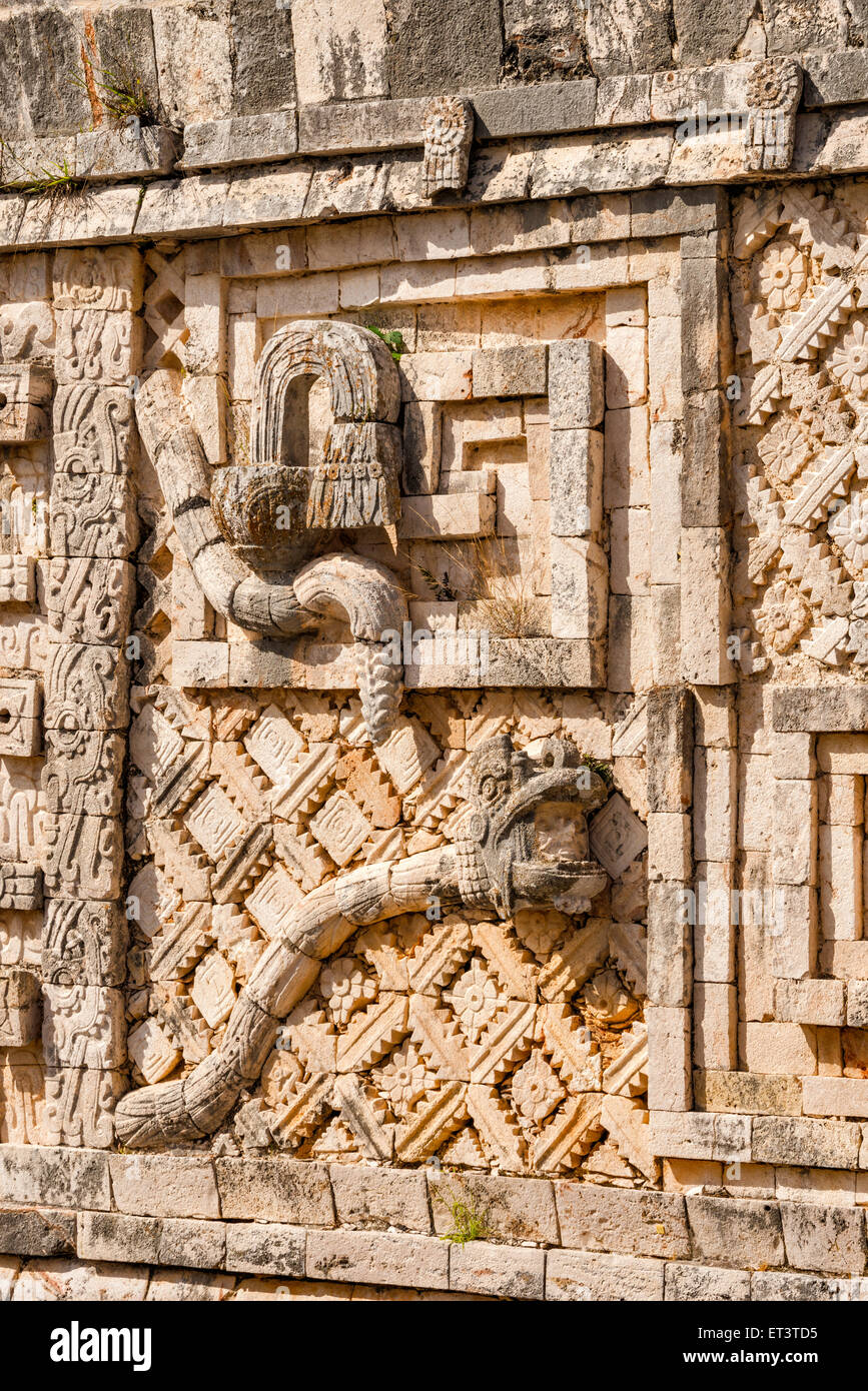 Details at west building, Cuadrangulo de las Monjas (Nunnery Quadrangle ...