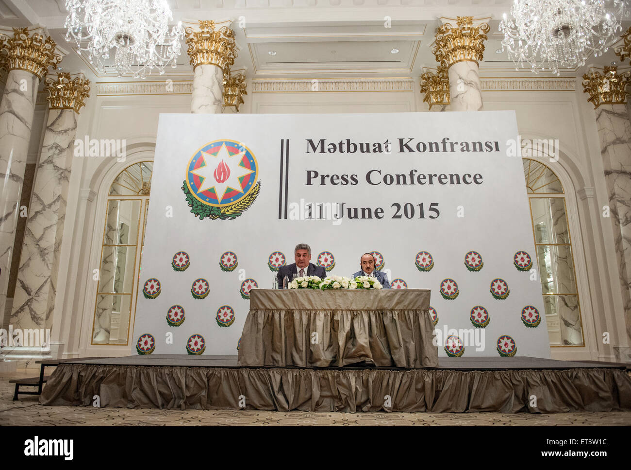 Baku, Azerbaijan. 11th June, 2015. Azad Rahimov, Minister of Youth and ...