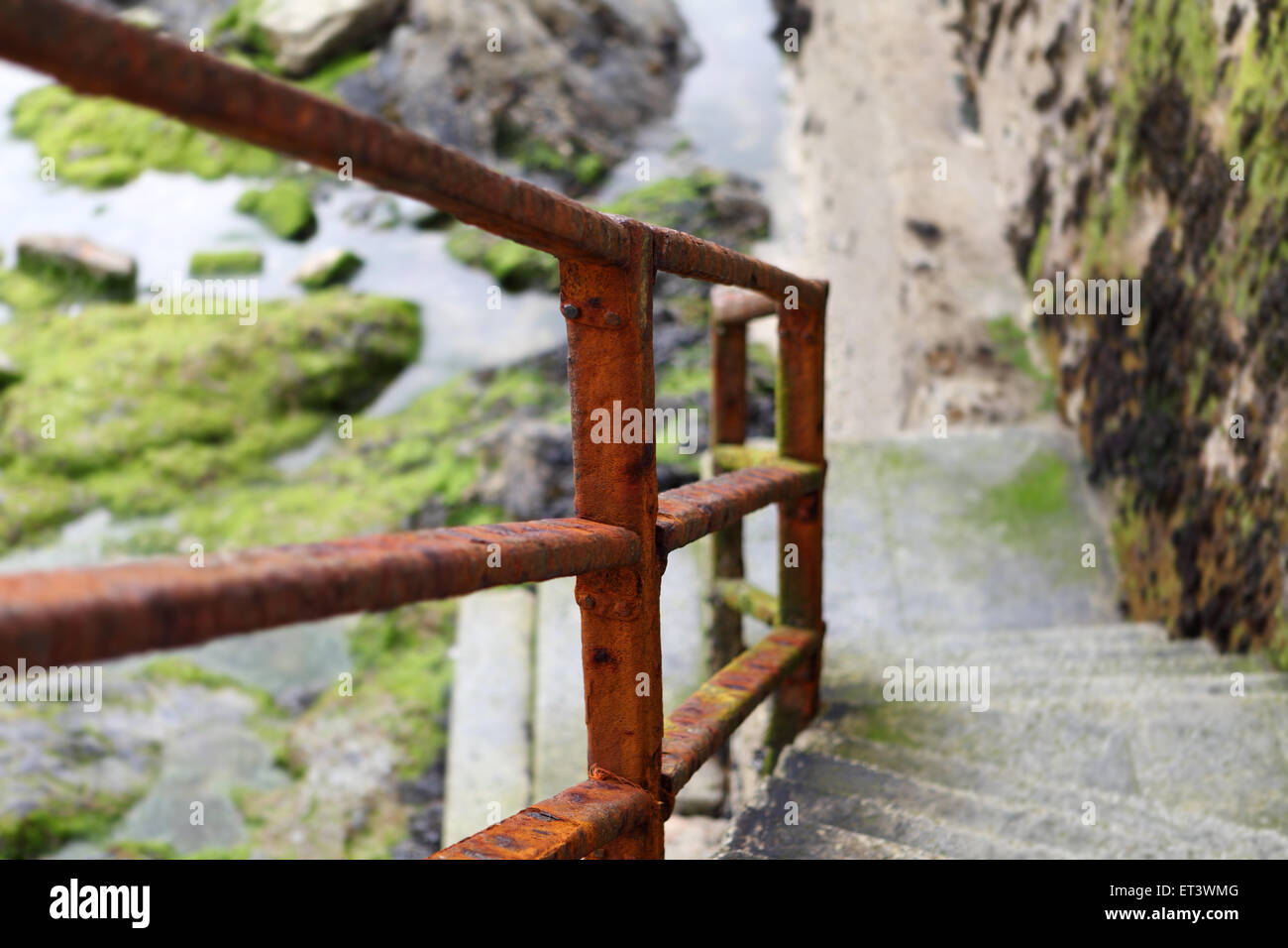 Rust series - The beauty of rust in the multi-coloured oxidation Stock ...