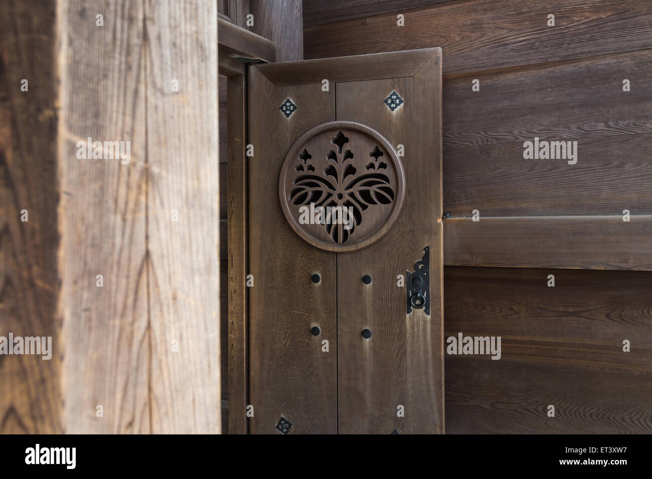 Old door in Tokyo Stock Photo - Alamy