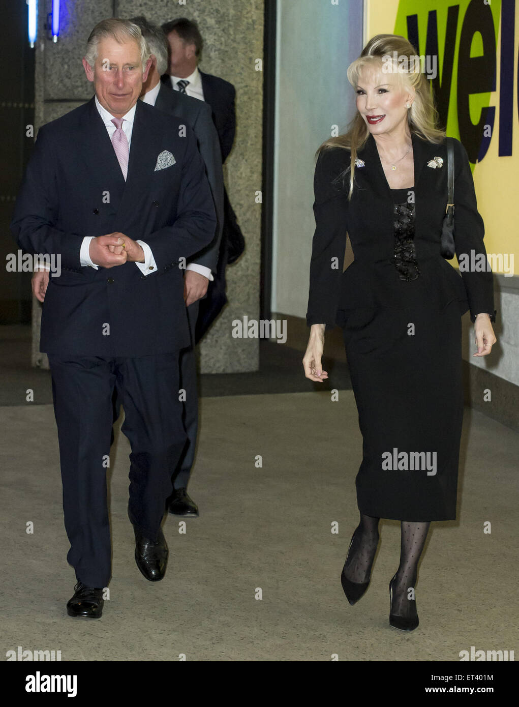 The Prince of Wales and Princess Donatella Flick attend a competition ...