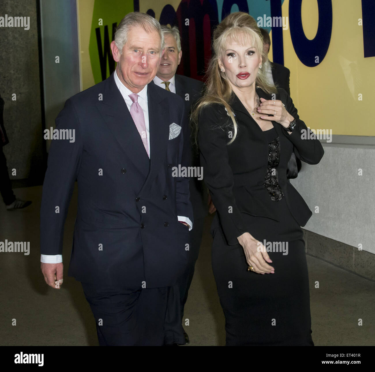 The Prince of Wales and Princess Donatella Flick attend a competition ...