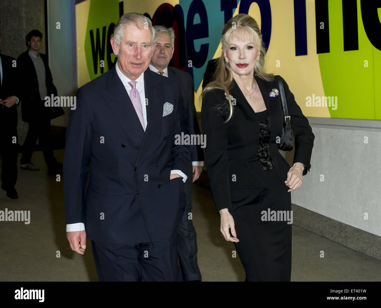 The Prince of Wales and Princess Donatella Flick attend a competition ...