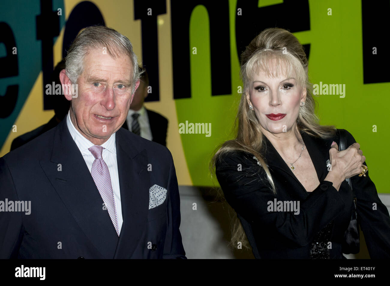 The Prince of Wales and Princess Donatella Flick attend a competition ...
