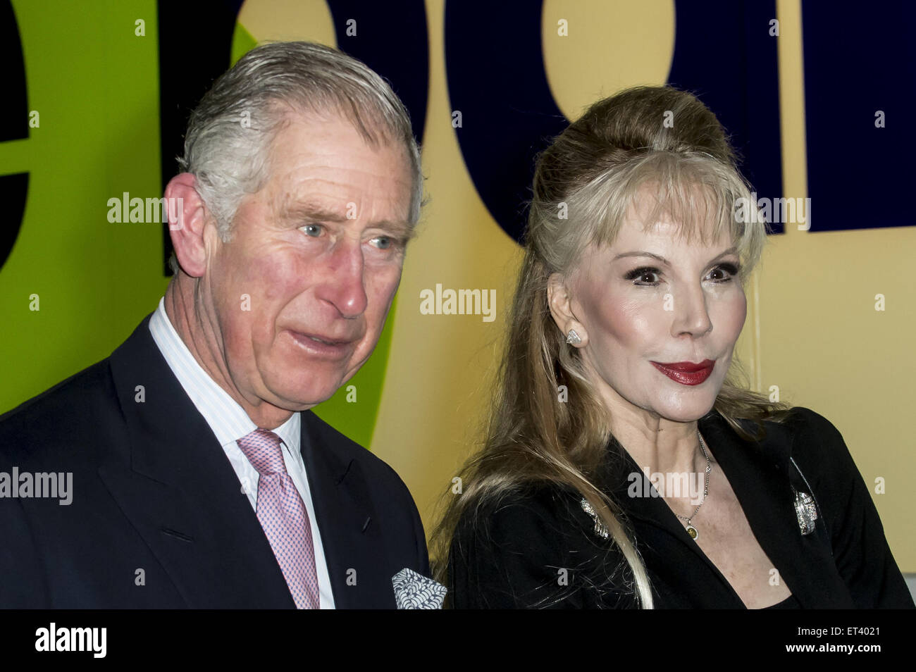The Prince of Wales and Princess Donatella Flick attend a competition ...
