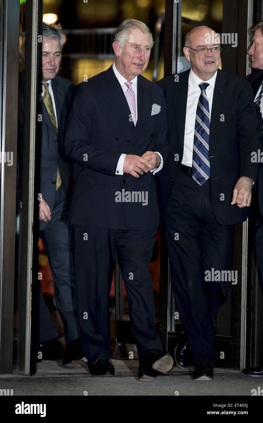 The Prince of Wales and Princess Donatella Flick attend a competition ...