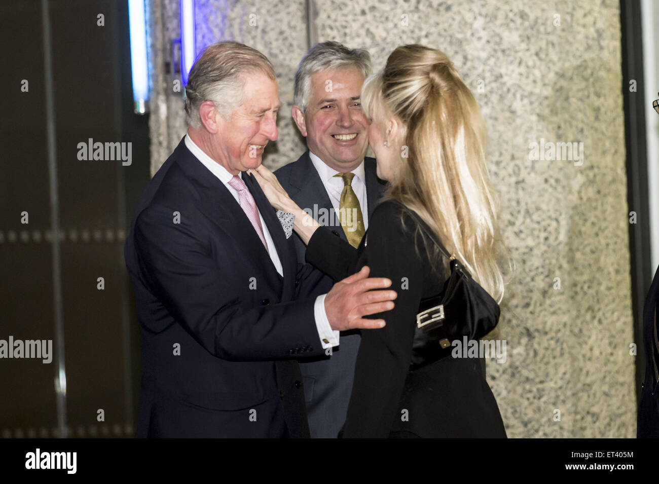 The Prince of Wales and Princess Donatella Flick attend a competition ...
