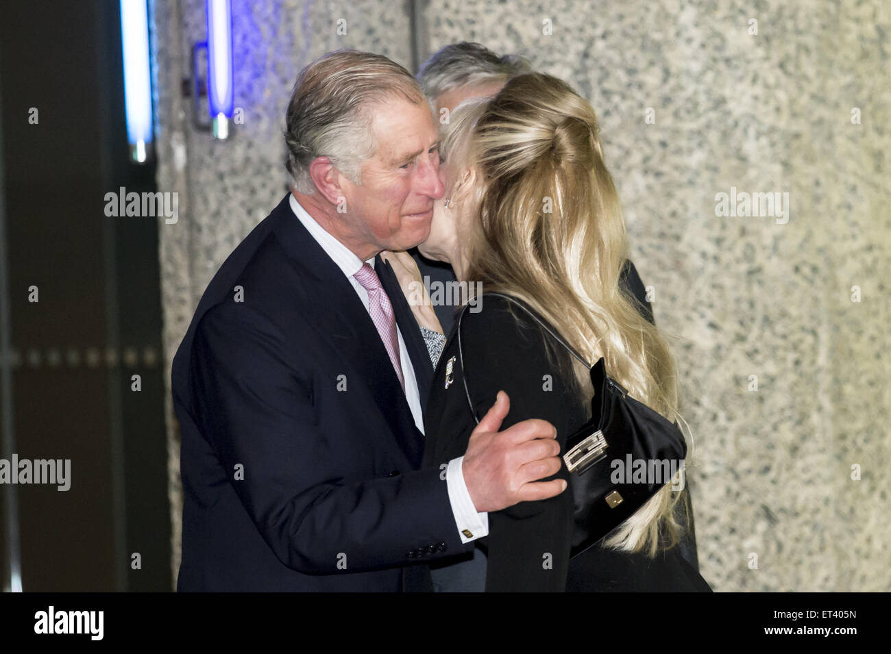 The Prince of Wales and Princess Donatella Flick attend a competition ...