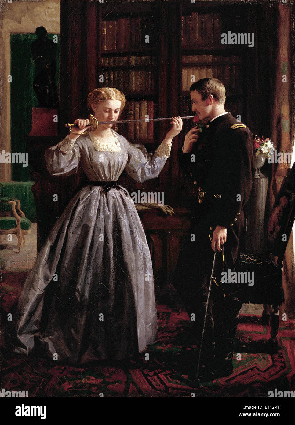 George Cochran Lambdin The Consecration Stock Photo - Alamy