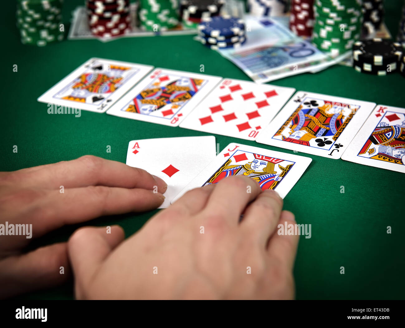 Poker combination hi-res stock photography and images - Alamy