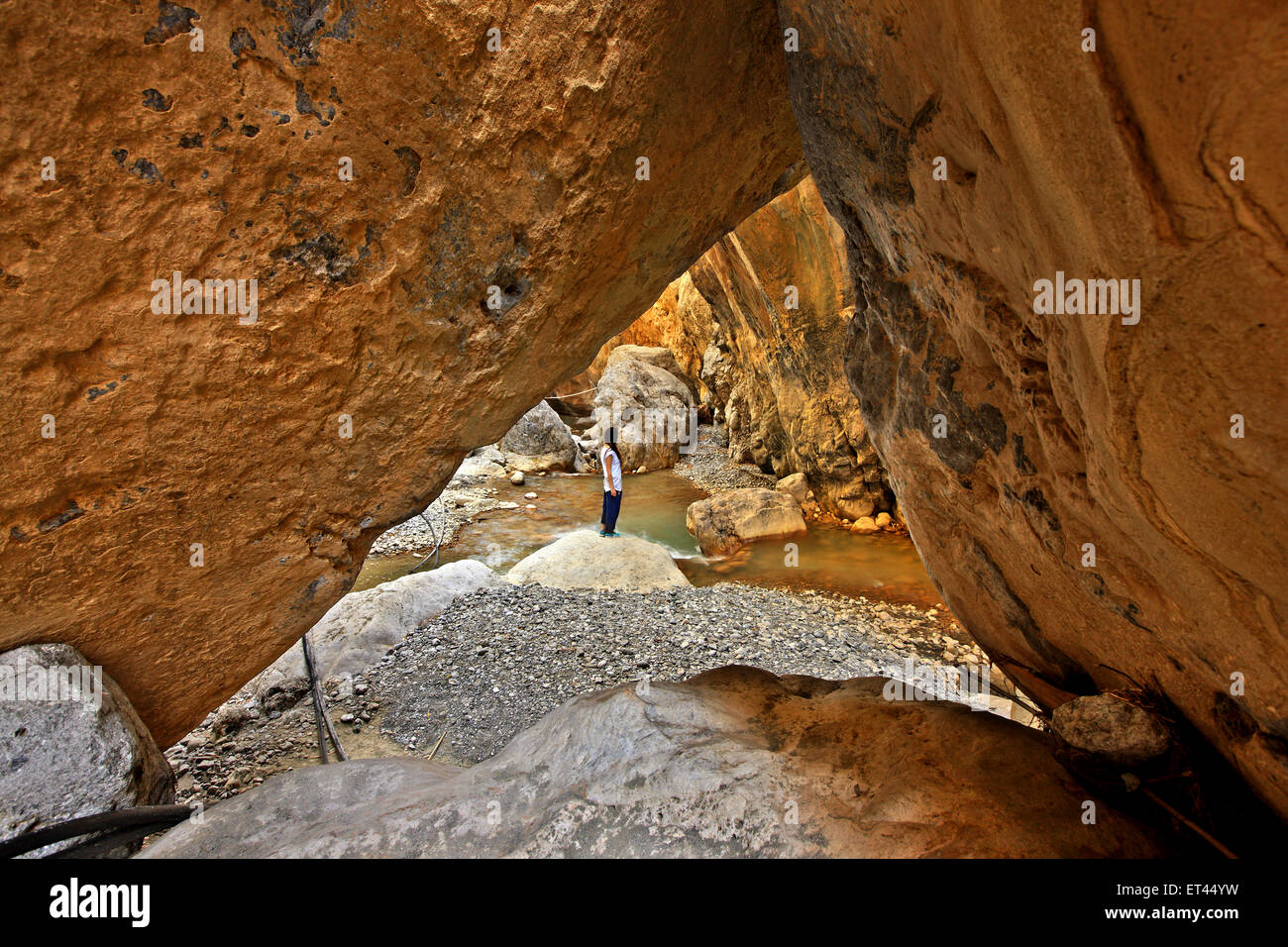 Sarakina Gorge close to Mythoi village, about 20 km west of Ierapetra ...
