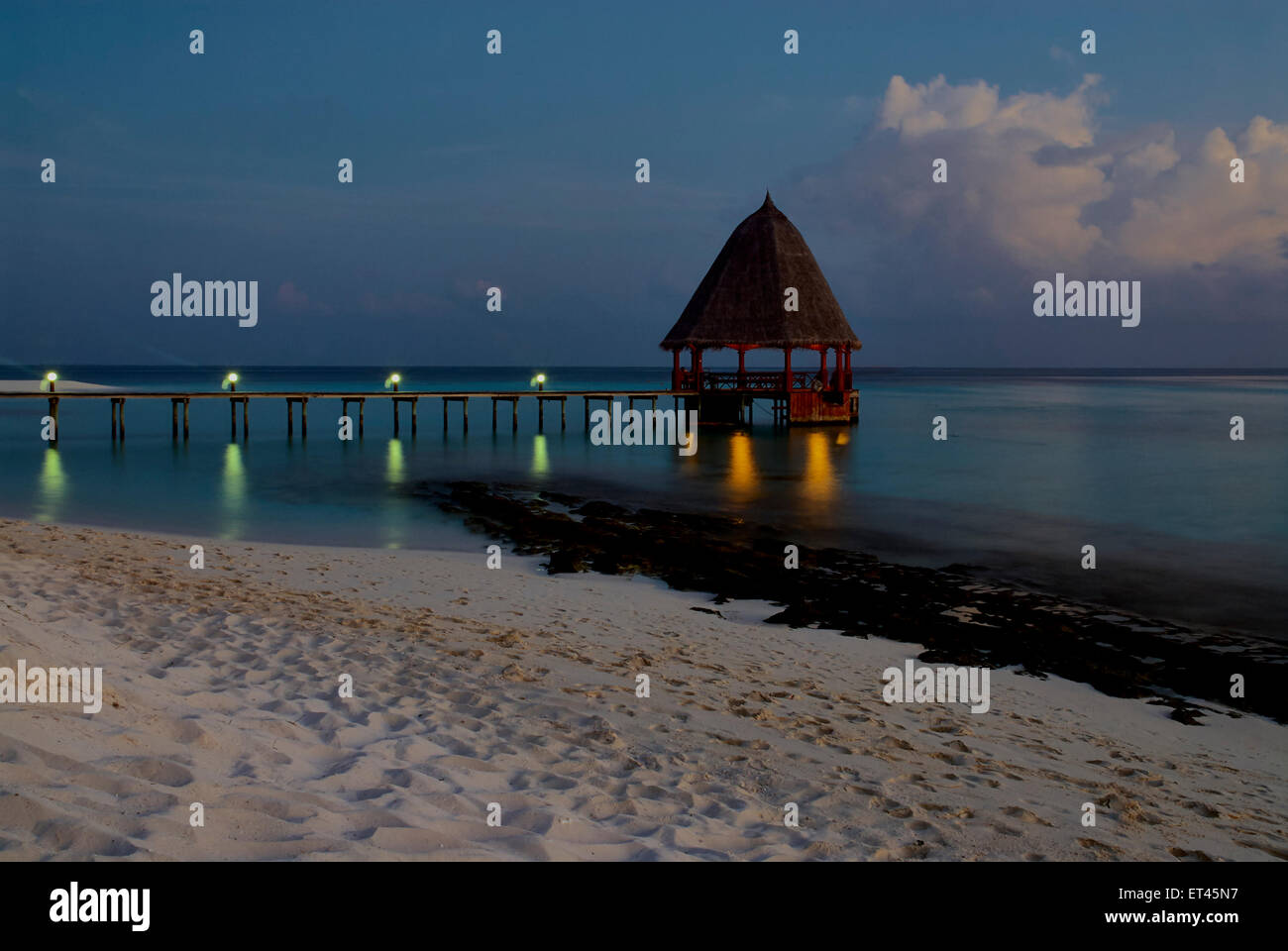 Angaga Island, Maldives Stock Photo - Alamy