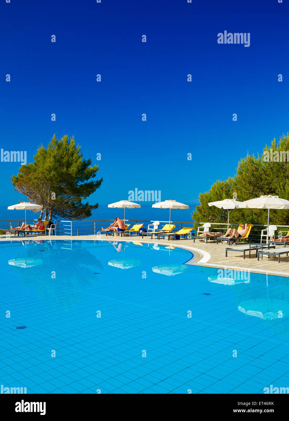 White Rocks Beach Kefalonia Greece Stock Photo - Alamy