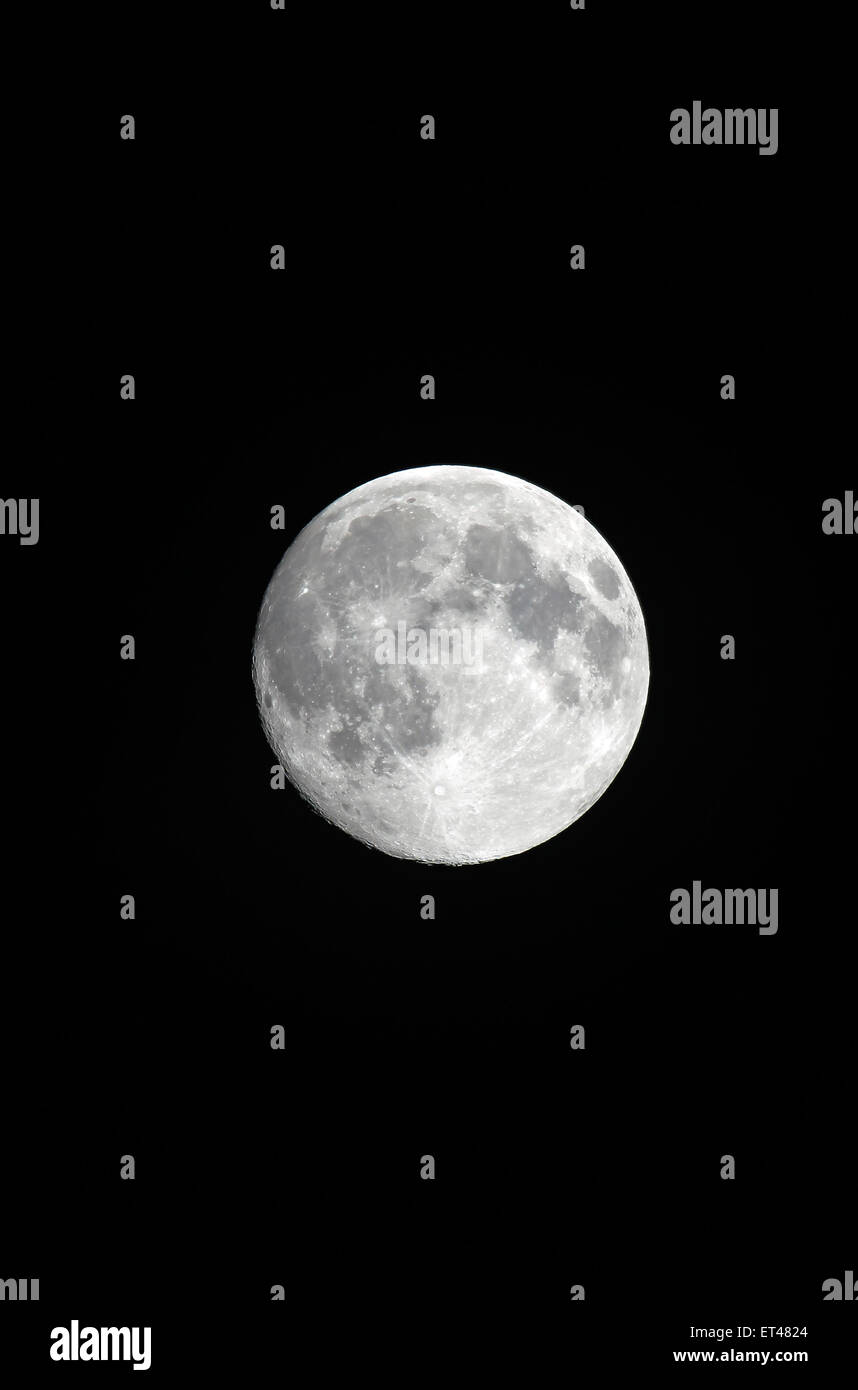 Berlin, Germany, Full Moon Stock Photo - Alamy