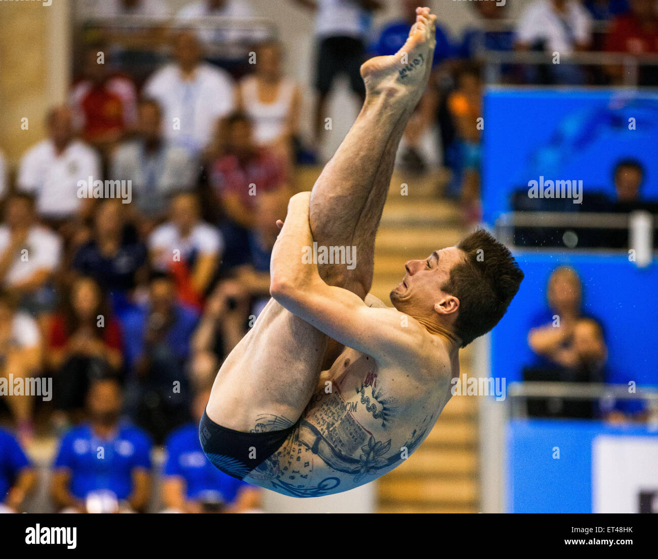 Rostock, Germany. 11th June, 2015. French diver Matthieu Rosset in ...