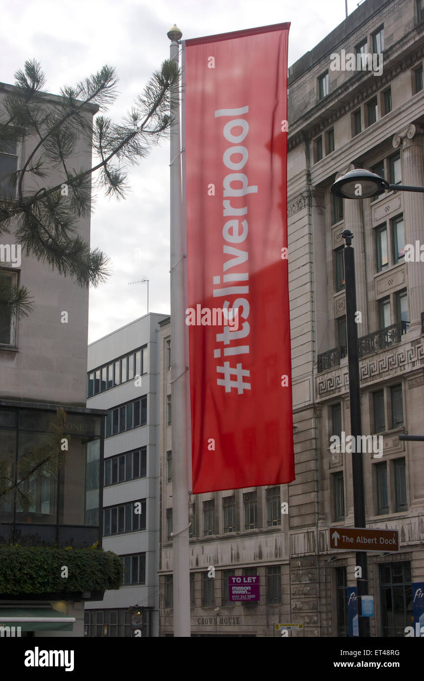 Liverpool banner hi-res stock photography and images - Alamy