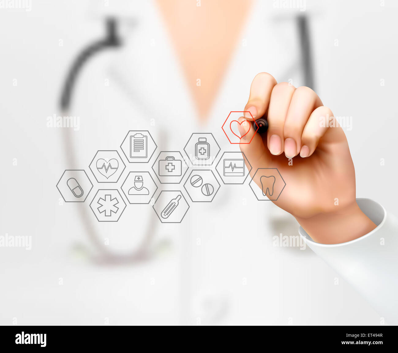 Doctor drawing hi-res stock photography and images - Alamy