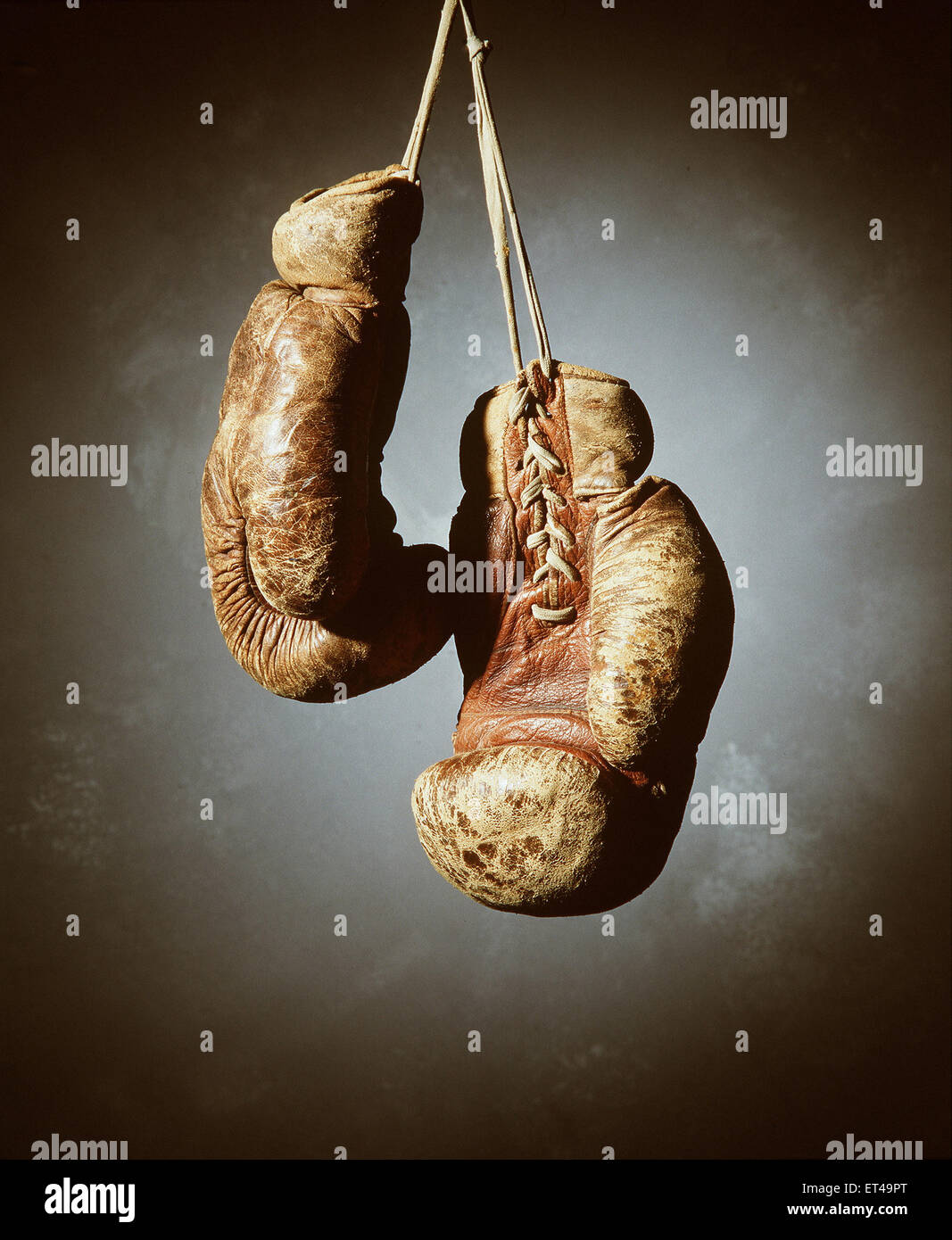 Hamburg, Germany, old boxing gloves Stock Photo - Alamy