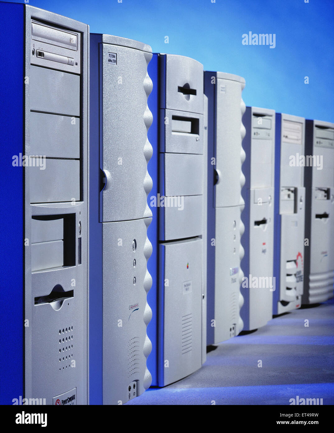 Hamburg, Germany, series of Computertuermen Stock Photo - Alamy