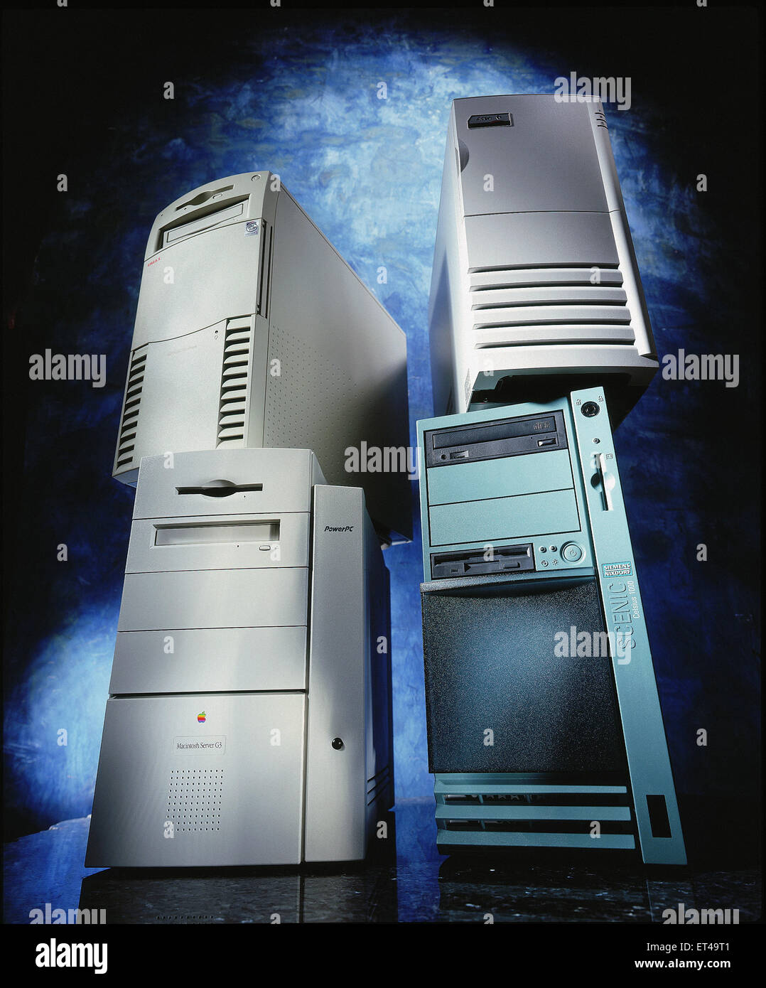 Hamburg, Germany, four Computer Tower Stock Photo - Alamy