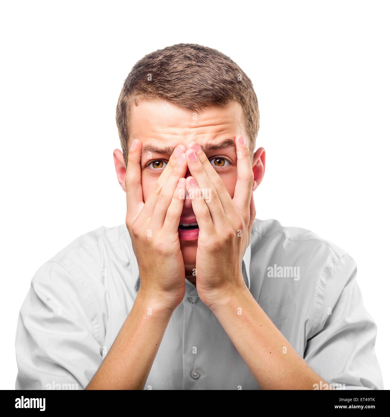 Portrait scream hi-res stock photography and images - Alamy