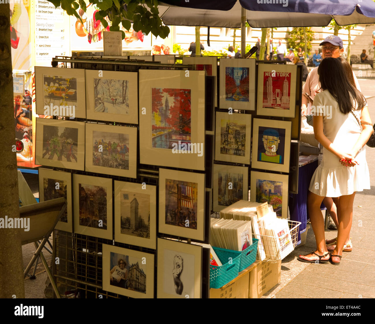Stall new york hi-res stock photography and images - Alamy