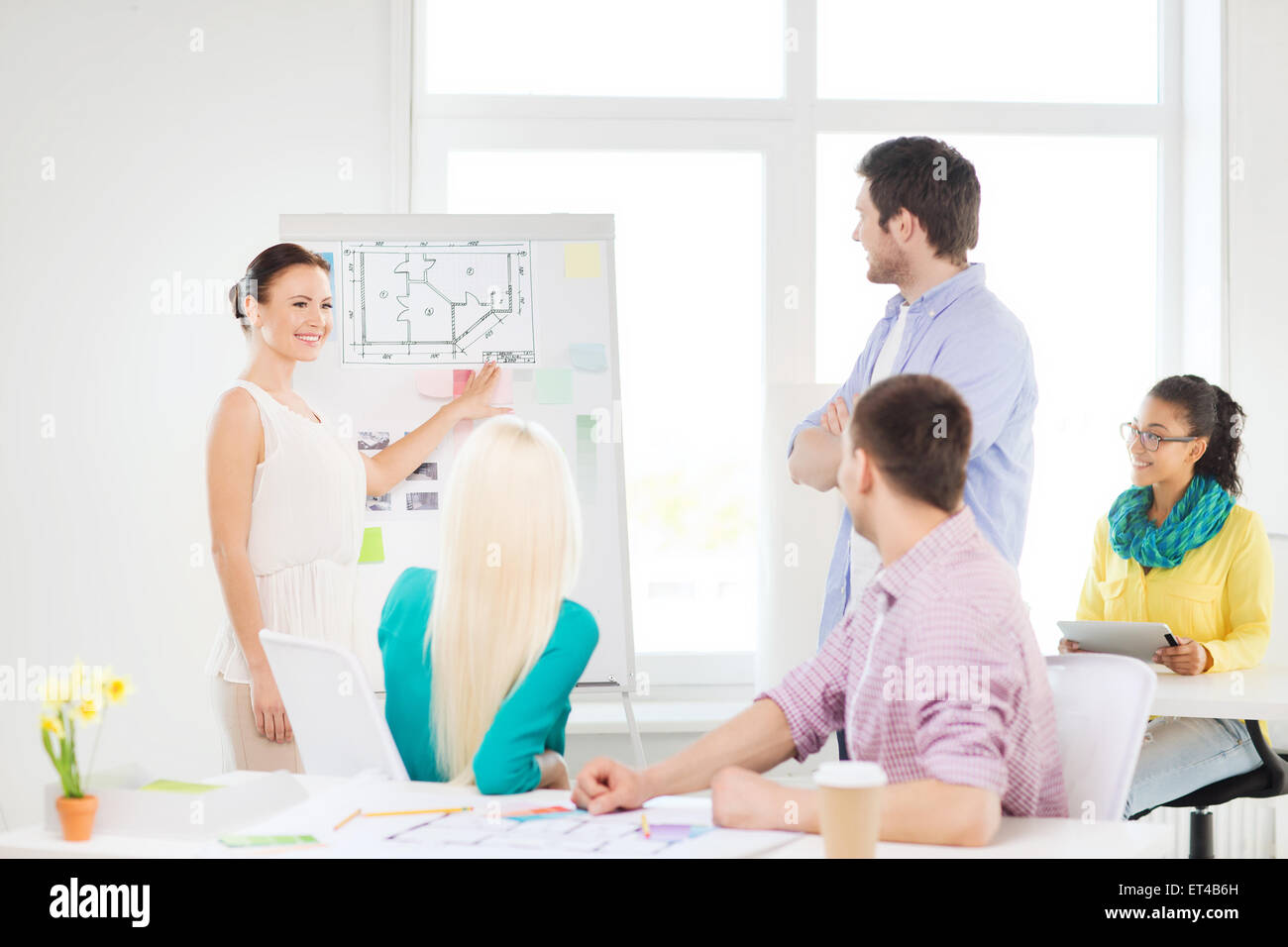 House interior design meeting hi-res stock photography and images - Alamy