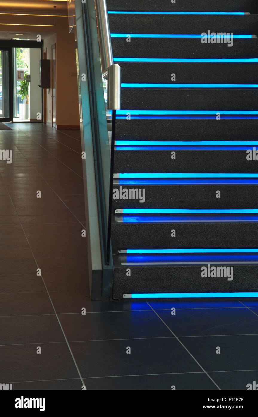 Modern office interior - staircase Stock Photo - Alamy