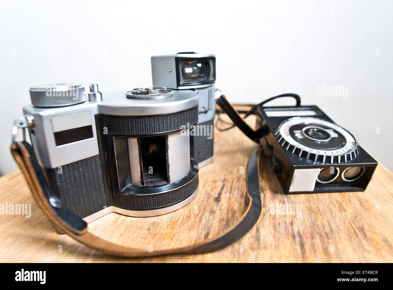 old analogue panoramic camera on the white background Stock Photo - Alamy