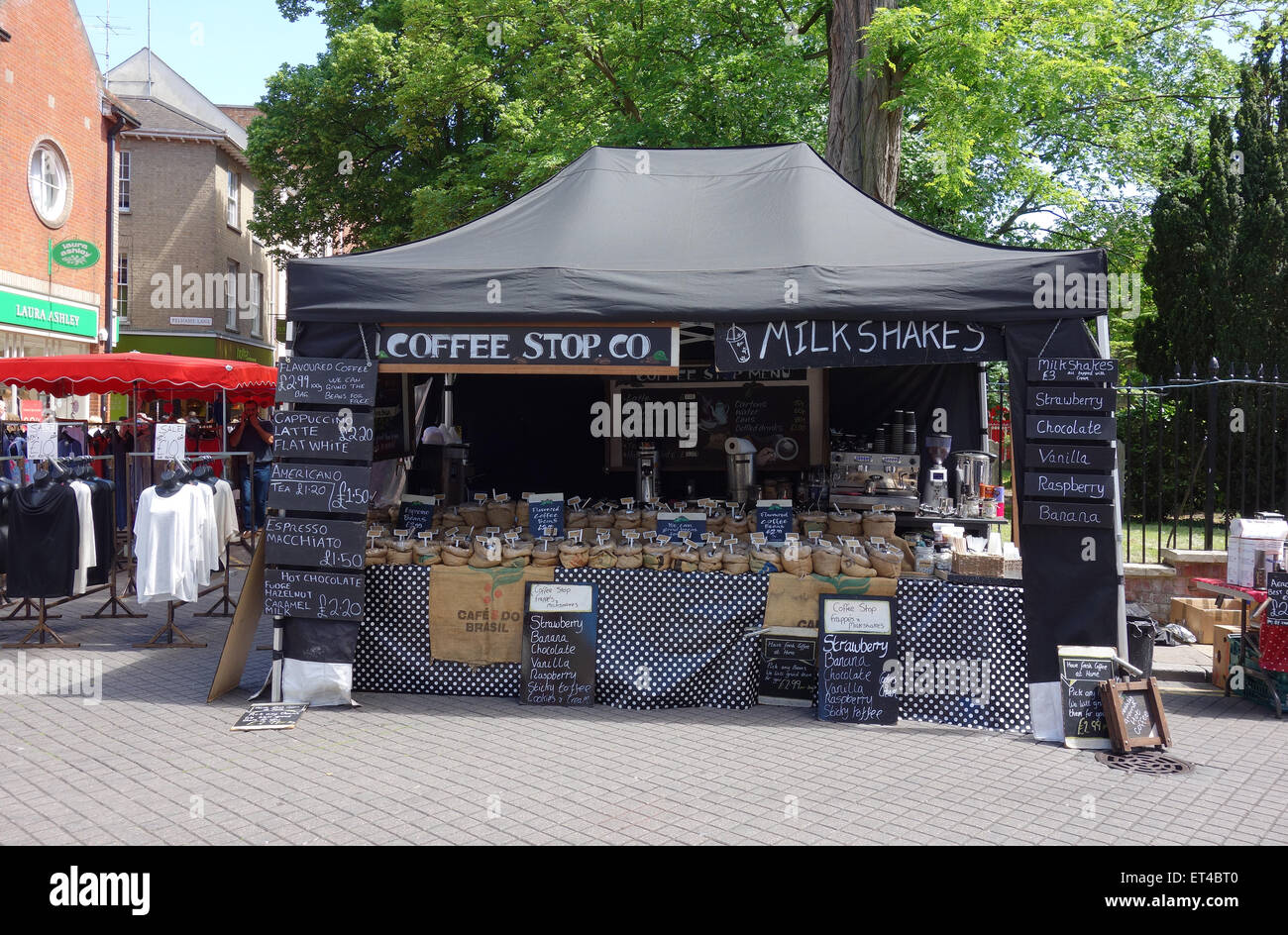 Stall selling milkshakes hi-res stock photography and images - Alamy