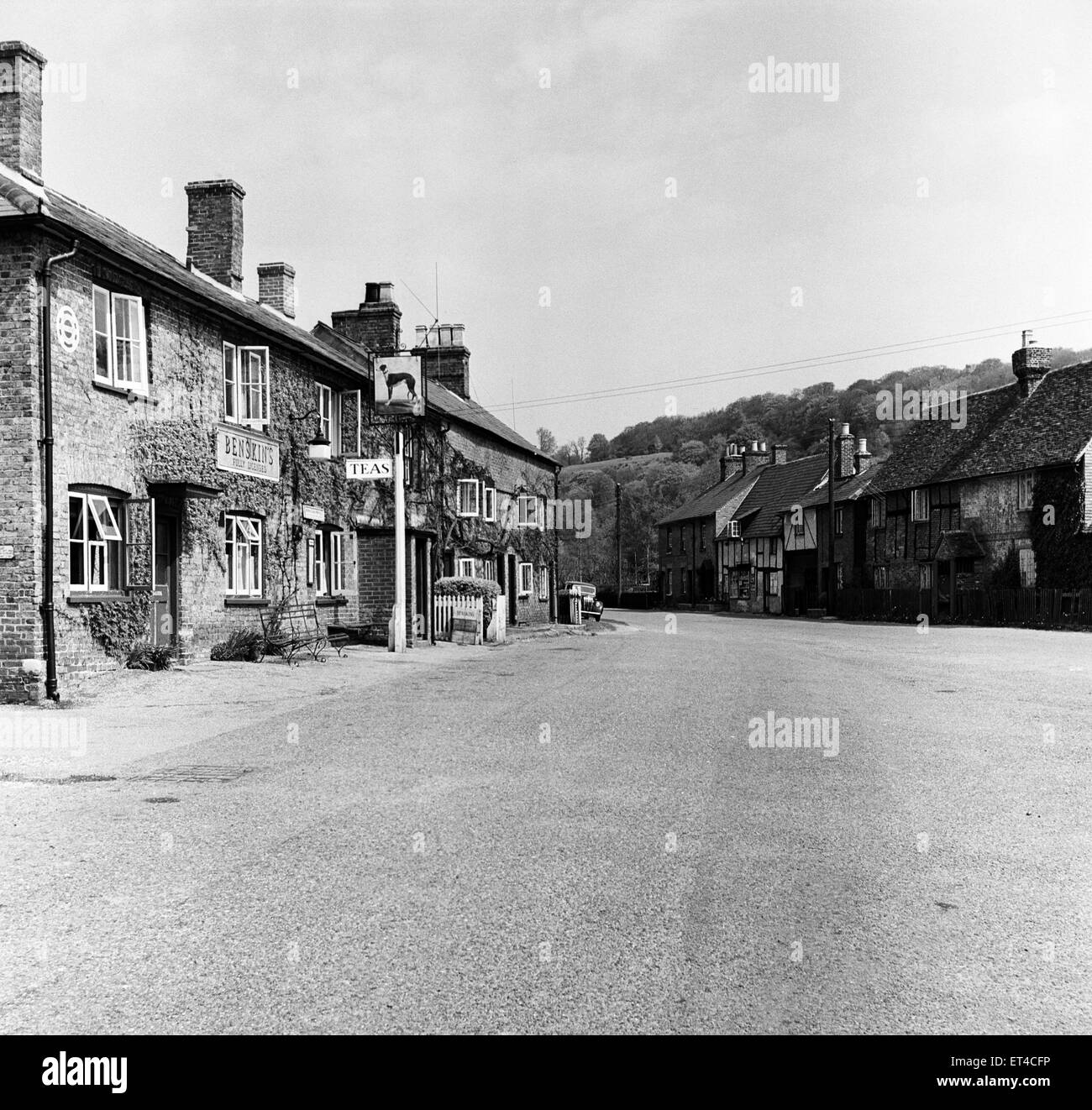 Views of Aldbury Village, near Tring in Hertfordshire. 18th May 1954 ...