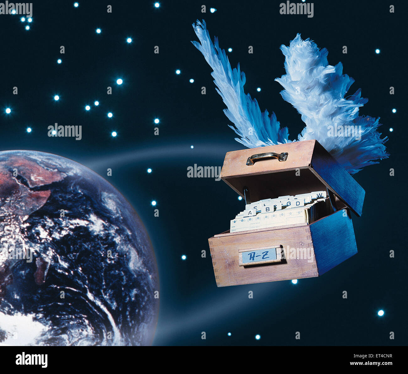 Box with wings hi-res stock photography and images - Alamy