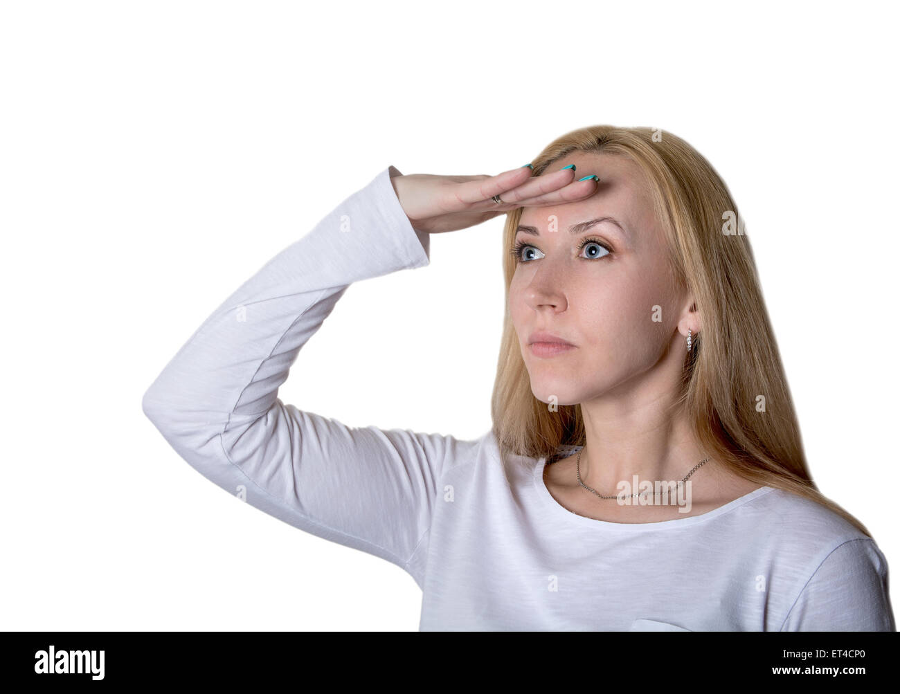 Beautiful european girl looking hi-res stock photography and images - Alamy