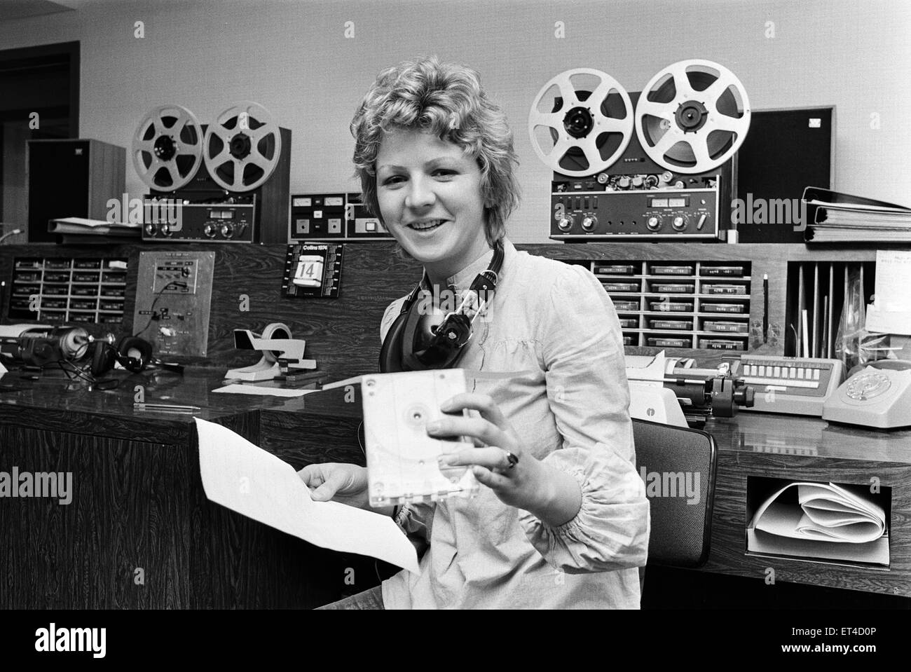 Sue Todd, trainee journalist, pictured in Newsroom of BRMB Radio ...