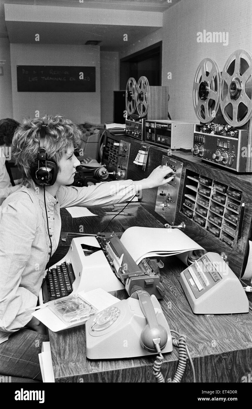 Sue Todd, trainee journalist, pictured in Newsroom of BRMB Radio ...