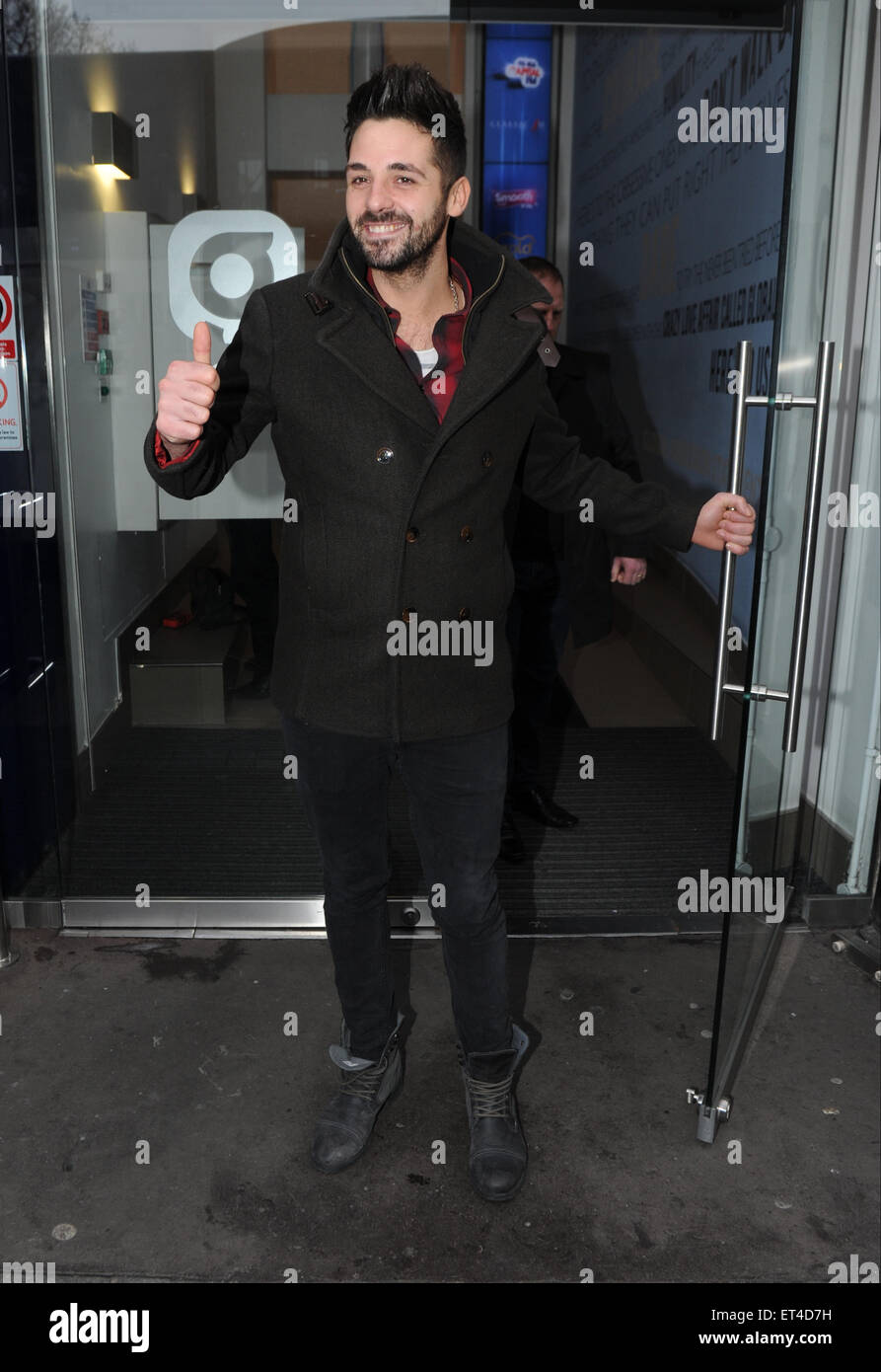 Ben Haenow at the Global Radio studios Featuring: Ben Haenow Where ...