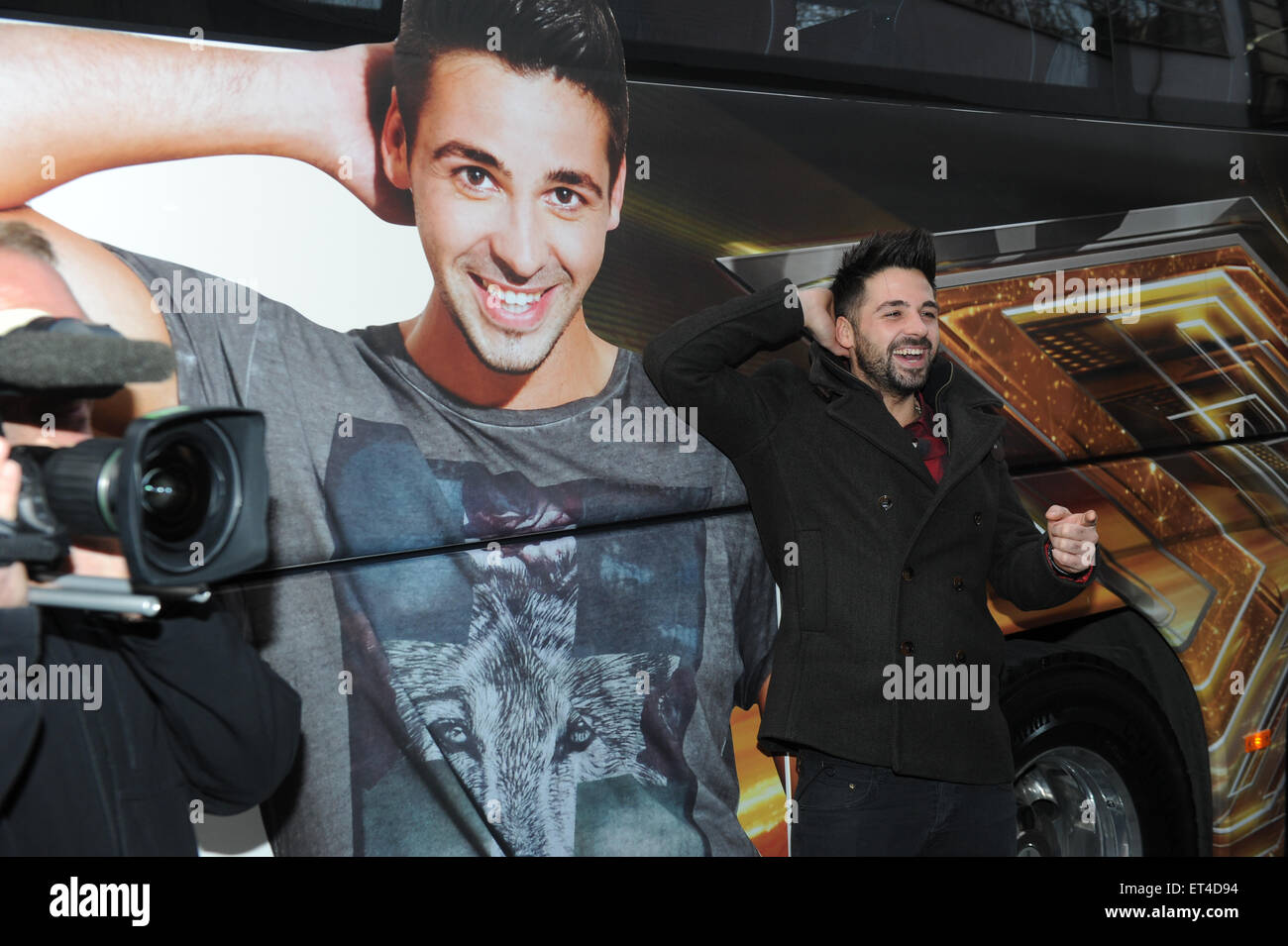 Ben Haenow at the Global Radio studios Featuring: Ben Haenow Where ...