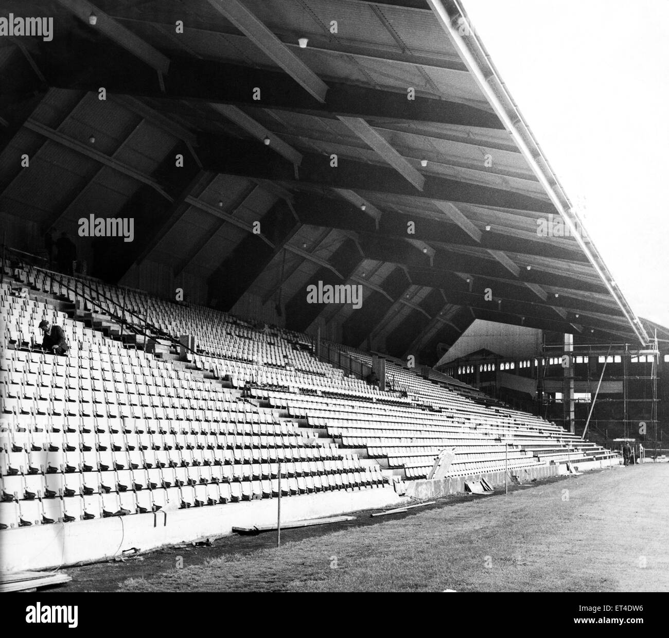 Anfield stadium new stand Black and White Stock Photos & Images - Alamy