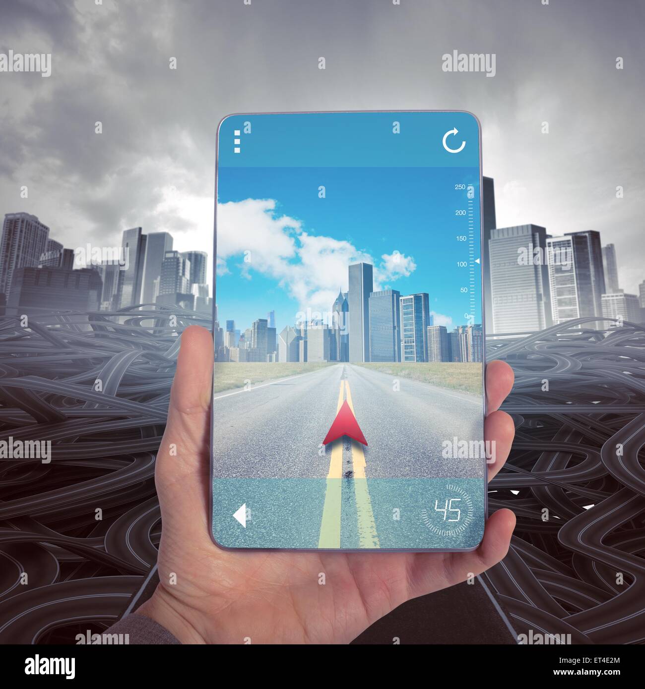 Portable navigator hi-res stock photography and images - Alamy