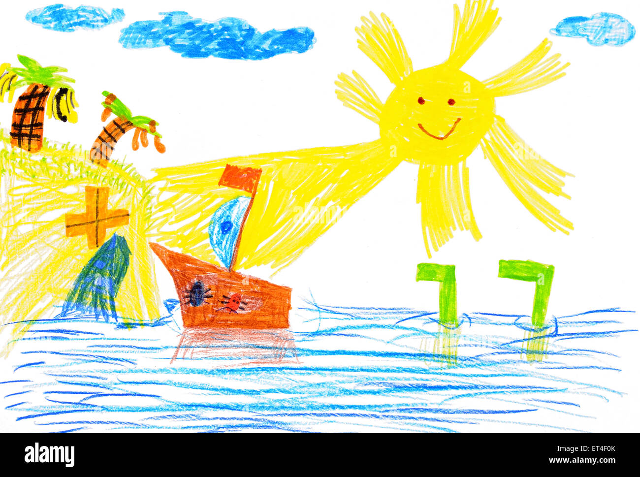 Orange paper ship on hi-res stock photography and images - Alamy