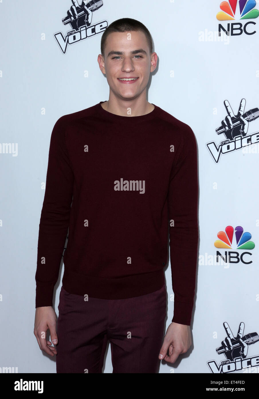 NBC's "The Voice" Season 7 Red Carpet Event Featuring: Chris Jamison ...