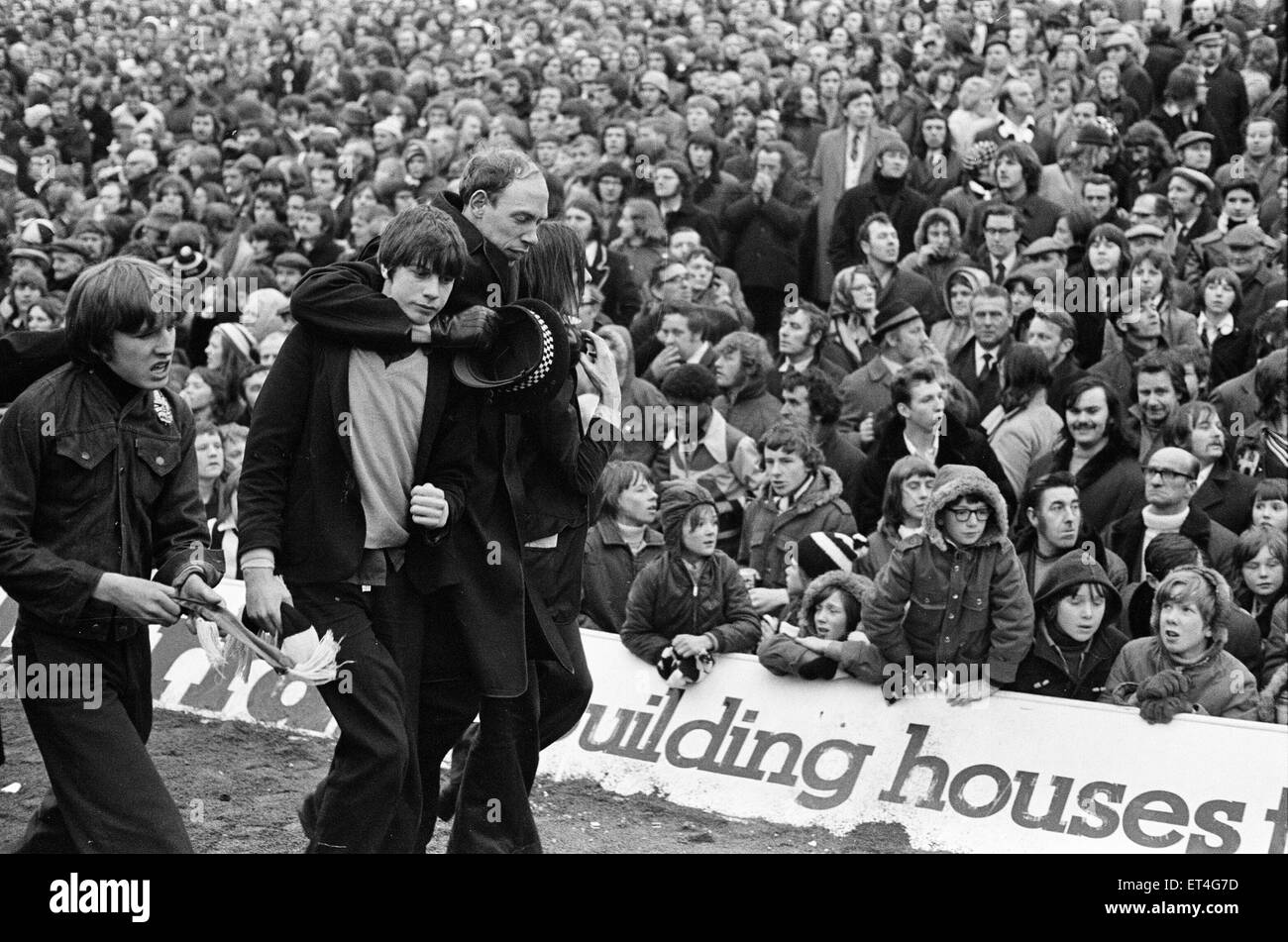 Football hooligans 1970s Black and White Stock Photos & Images - Alamy