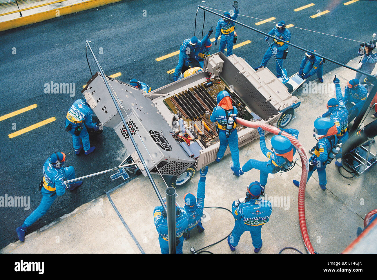 Hamburg, Germany, symbol photo for quick computer Stock Photo - Alamy