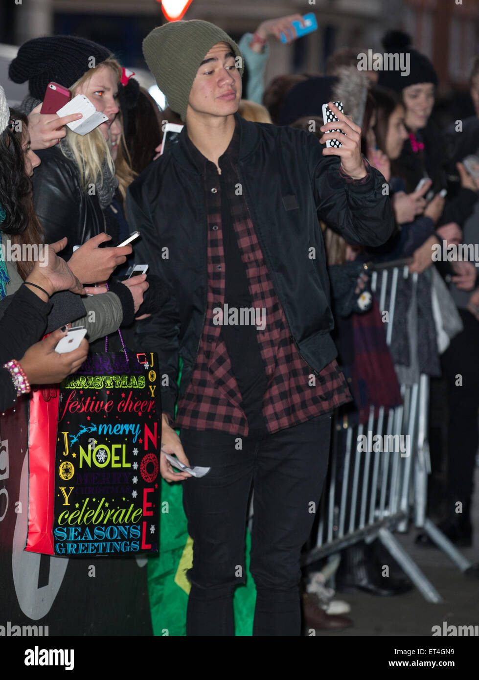 Celebrities at BBC Radio 1 Featuring: 5 Seconds of Summer, Calum Hood ...