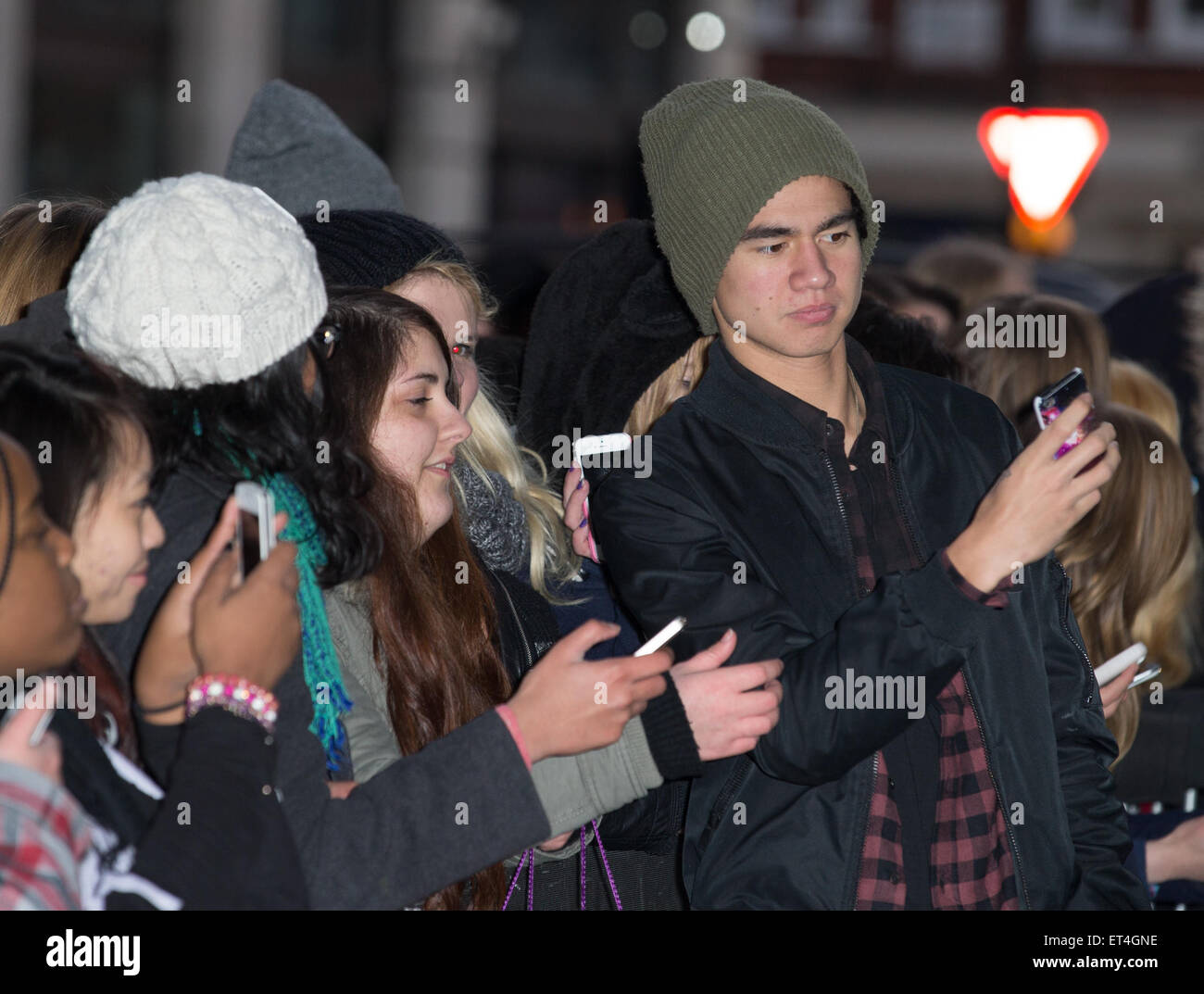 Celebrities at BBC Radio 1 Featuring: 5 Seconds of Summer, Calum Hood ...