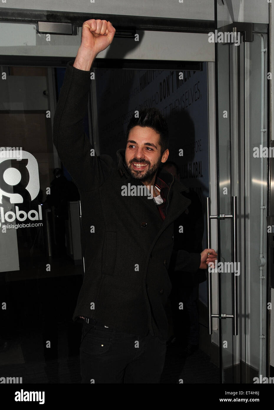 Ben Haenow at the Global Radio studios Featuring: Ben Haenow Where ...