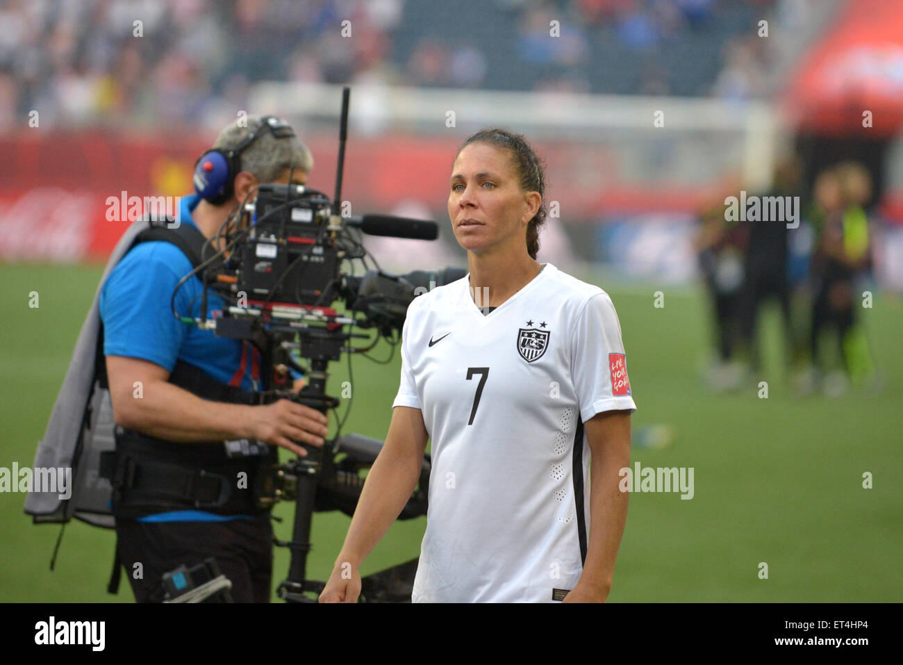 Shannon BOXX after the FIFA Women's World Cup Canada 2015 Group D match ...