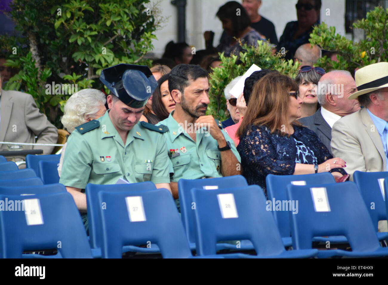 Gibraltar - 11th June 2015 - Two Spanish Guardia Civil officers ...
